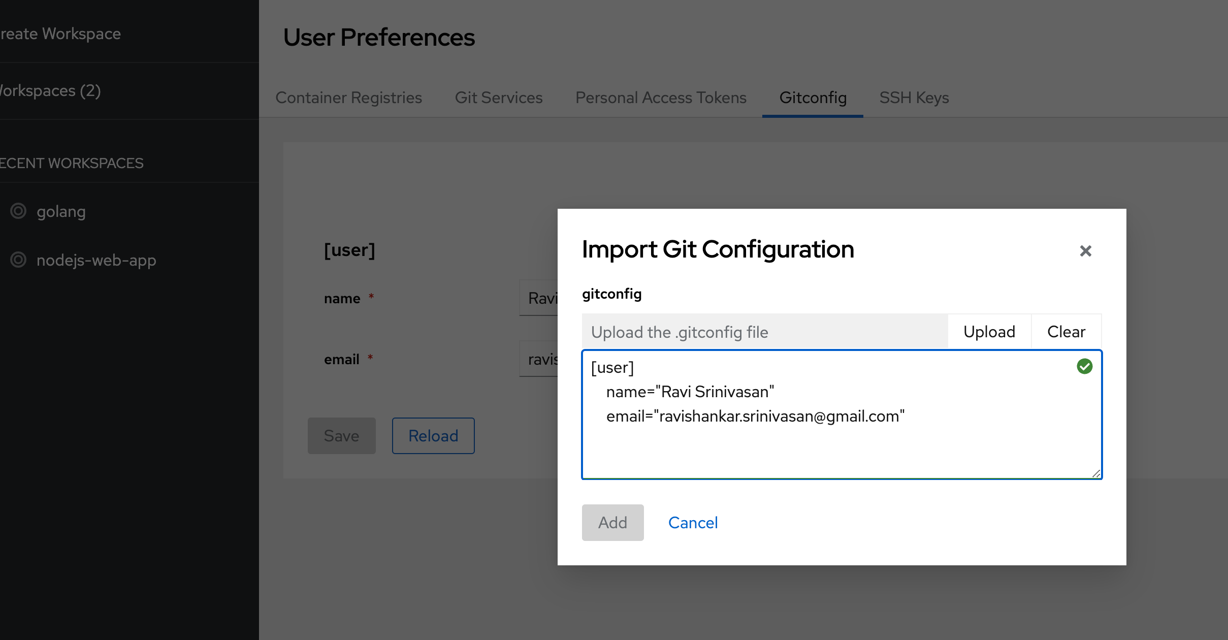 Apigitconfig