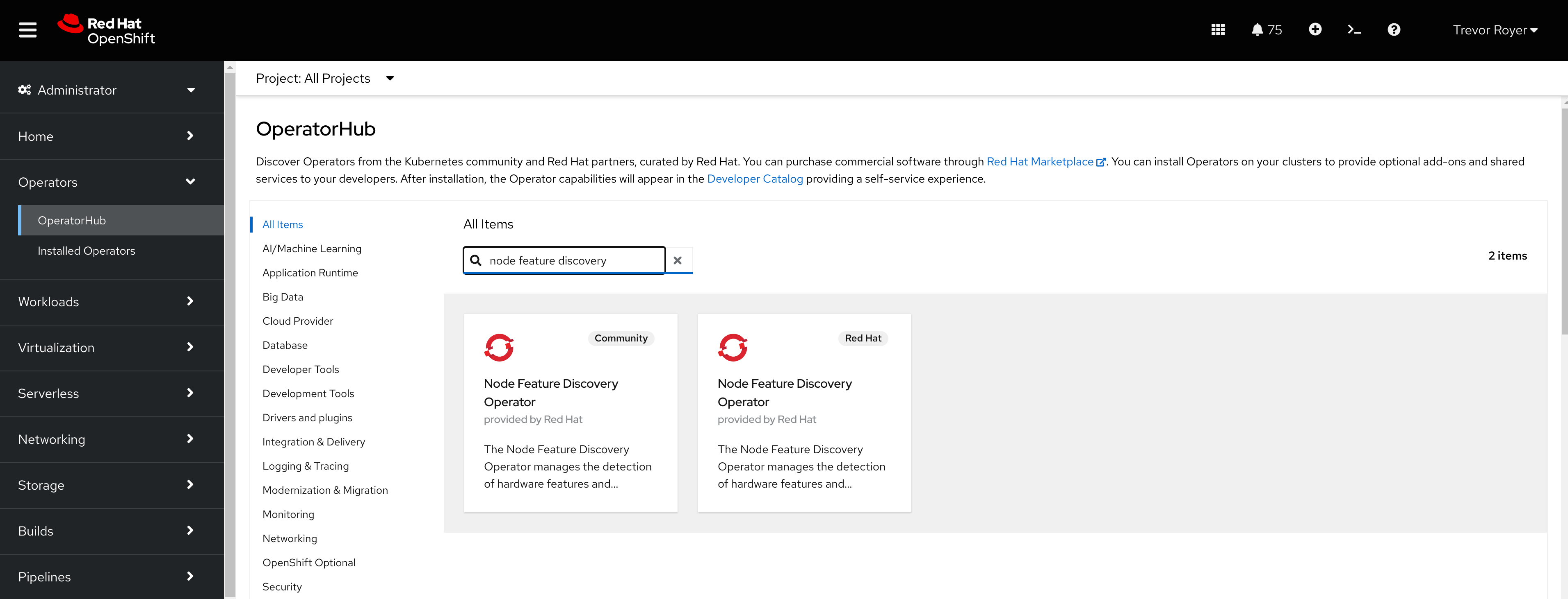 Installing Dependencies Using the Web Console :: Red Hat OpenShift AI ...